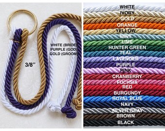 Cord of Three Strands, Wedding Unity Cords, Unity Knot Wedding, Braid ...
