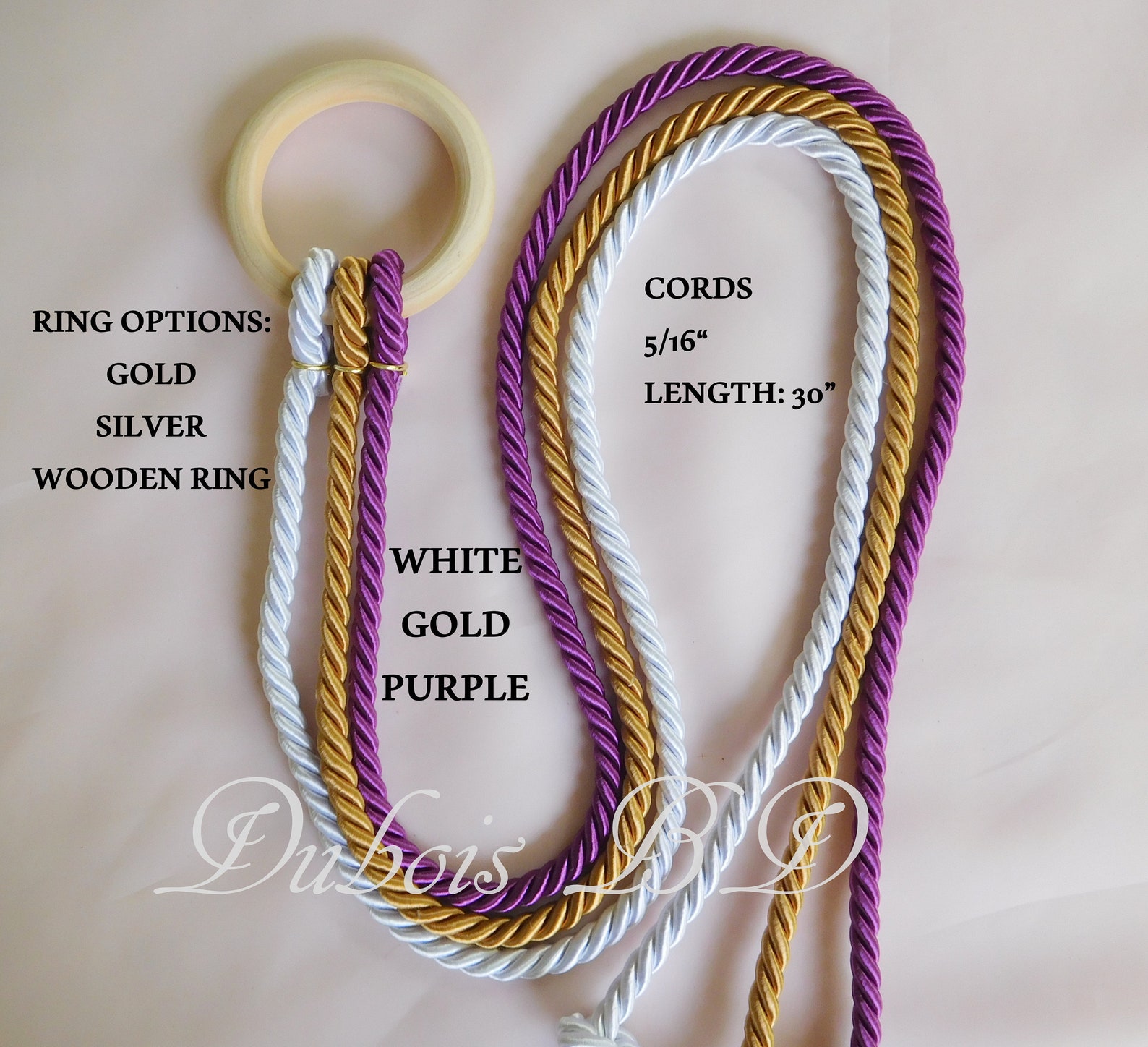 Christian Unity Ceremony Cord of Three Strands Wedding Unity | Etsy