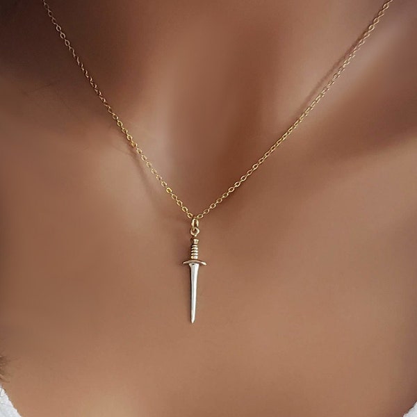Dagger Necklace - Etsy