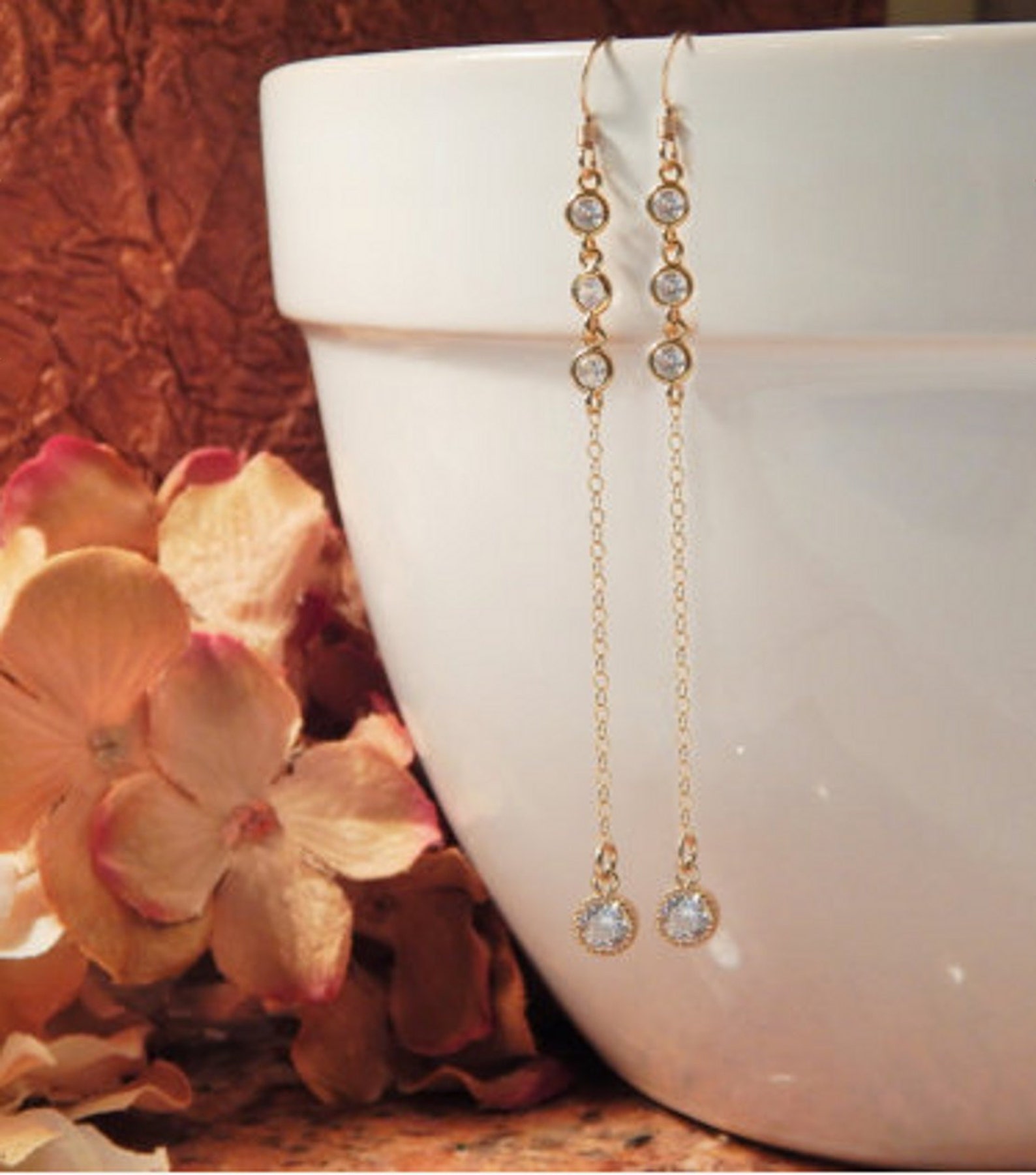 Lariat Wedding Necklace for Woman Bridesmaid Prom Thank You - Etsy