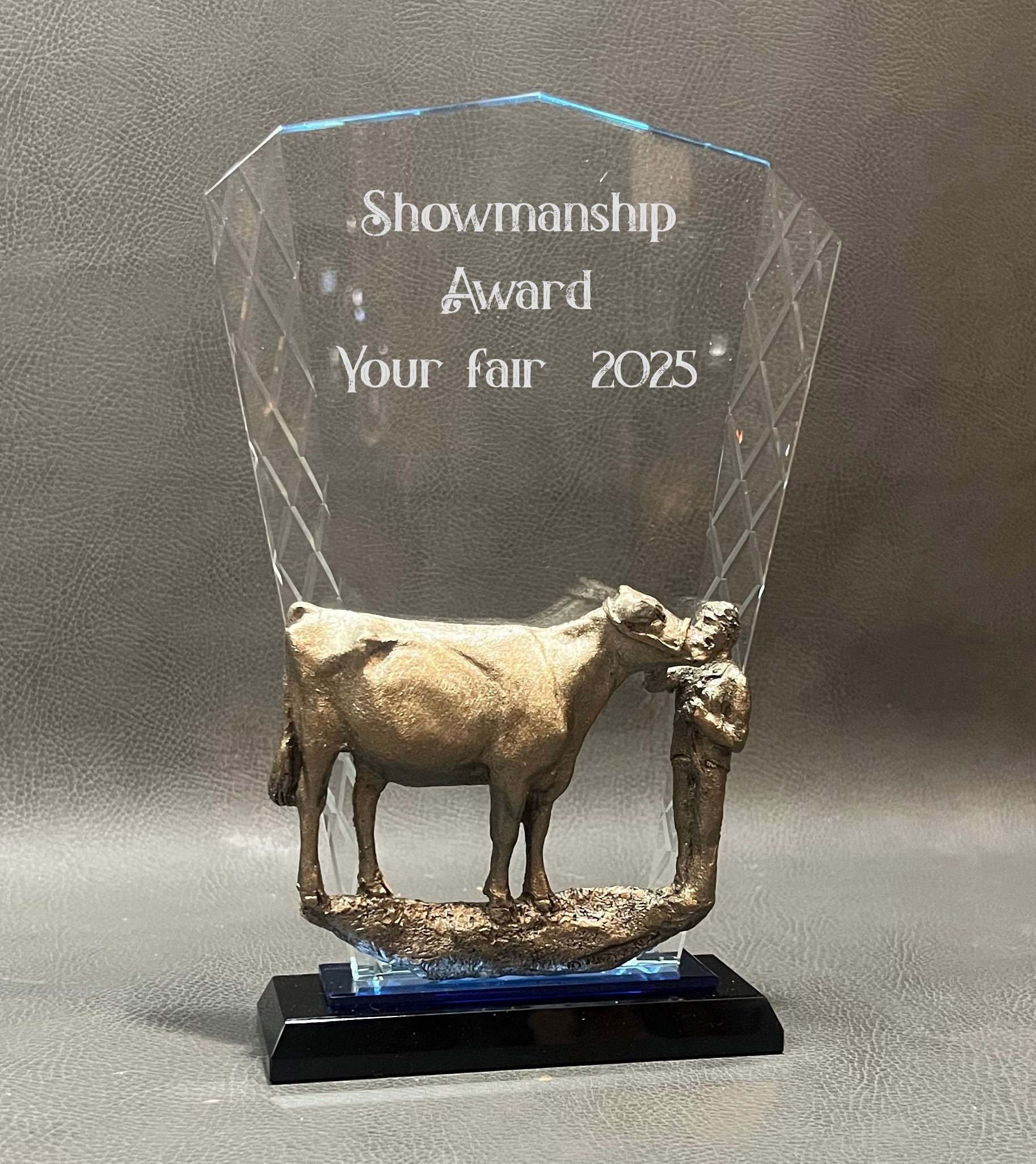 3D TALL Livestock Showmanship Award, Beef, Hog, Sheep, Goat, Dairy ...