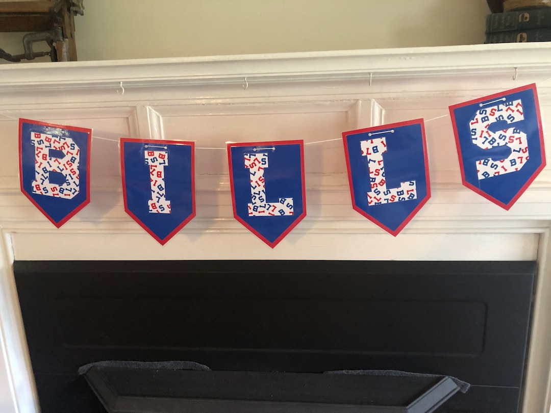 BILLS Banner-laminated - Etsy
