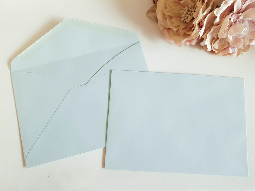 Blue C5 Envelopes Sydney Australia- Pastel Baby C5 Wedding Euro Flap ...