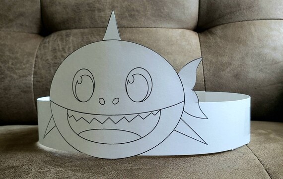 Grit Baden Uiterlijk Baby Shark Mask Printable Injectie Postcode Geplooid Grit Baden Uiterlijk Baby Shark Mask Printable Injectie Postcode Geplooid