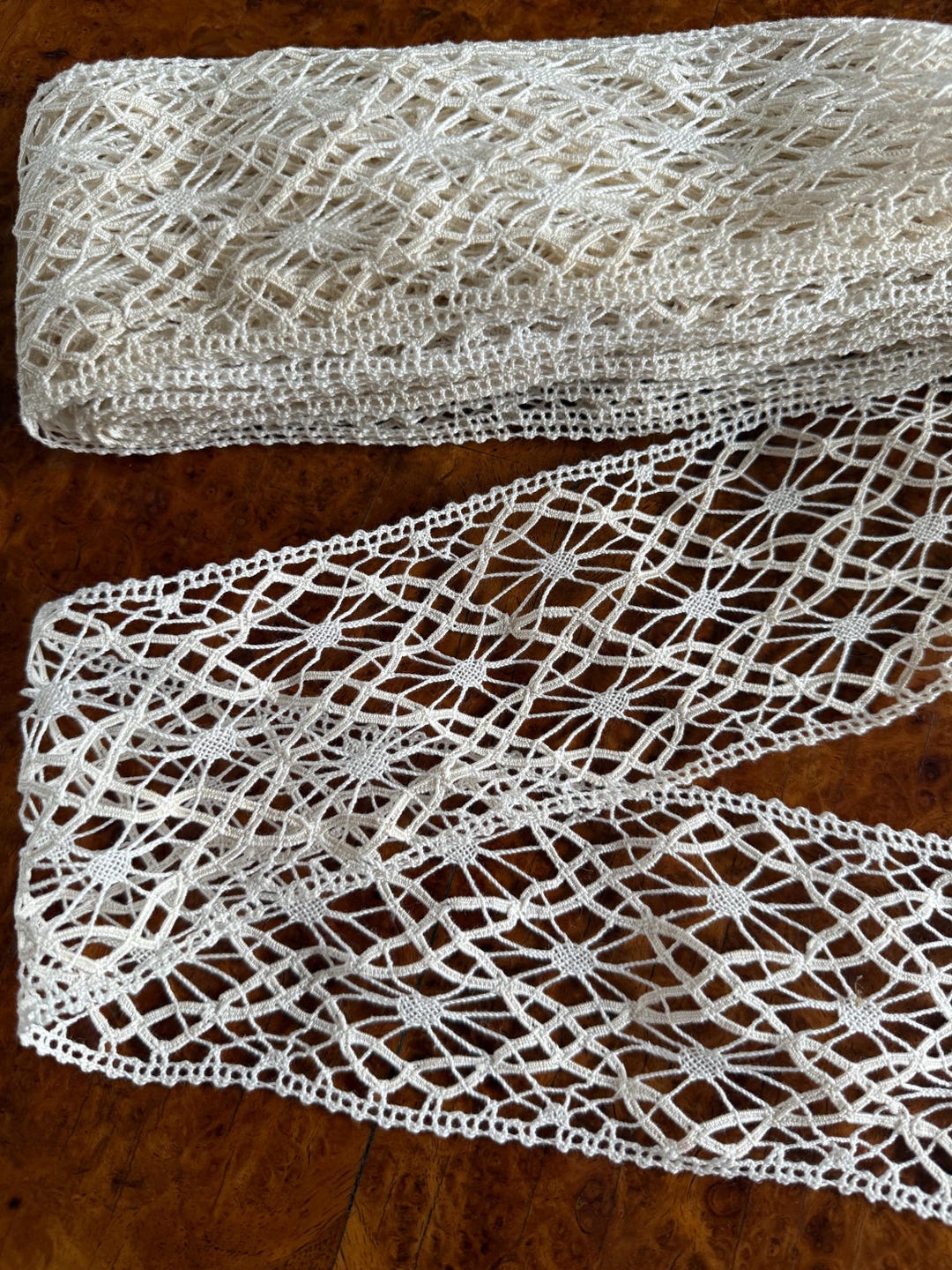 Very Deep (3 1/4”) Replica Tudor Insertion Lace, Reticella! Perfect for ...