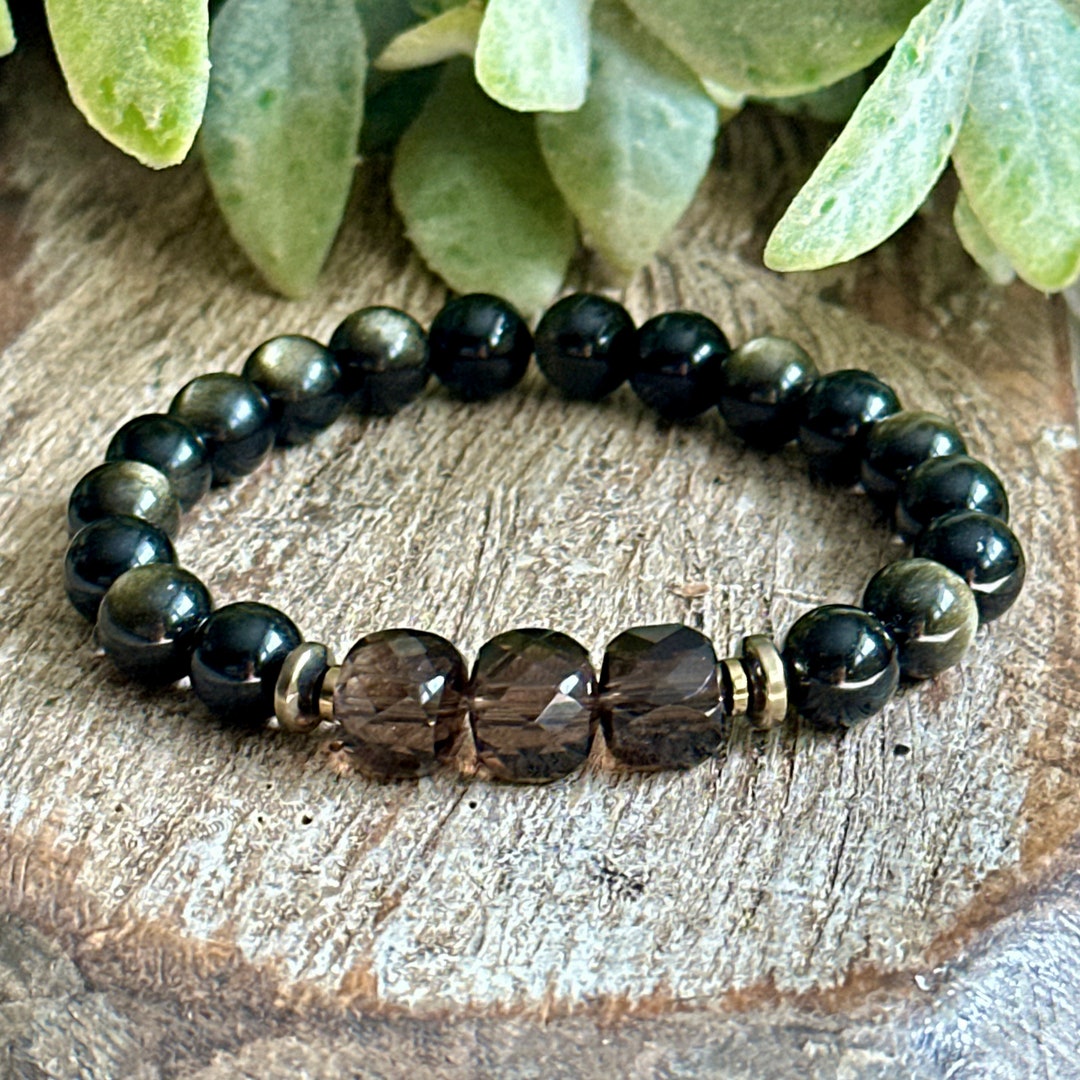 Stay Rooted | Grounding, Protection Bracelet - Etsy