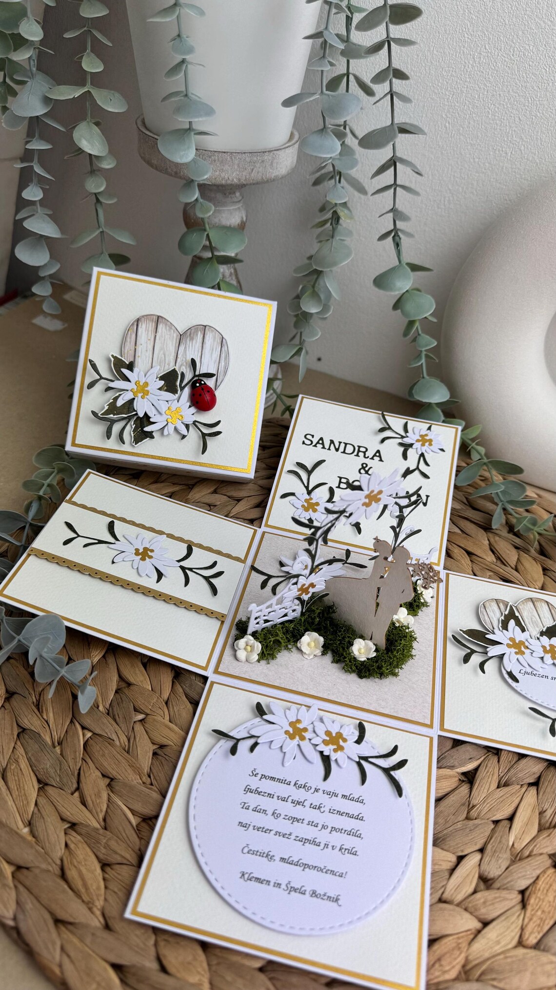 Personalized Wedding Explosion Box, Wedding Exploding Box, Personalized ...