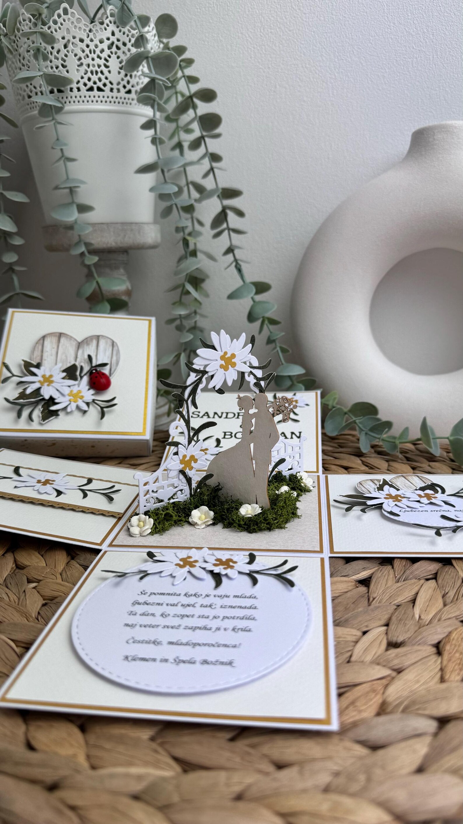 Personalized Wedding Explosion Box, Wedding Exploding Box, Personalized ...