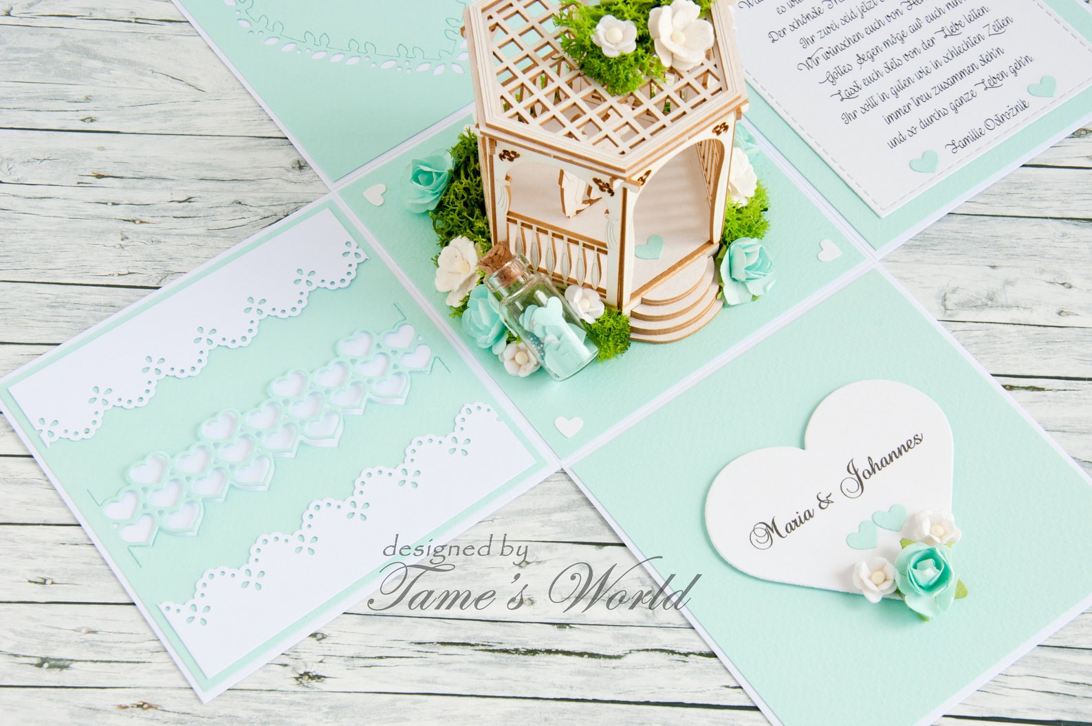 Personalized Wedding Explosion Box, Wedding Exploding Box, Personalized ...