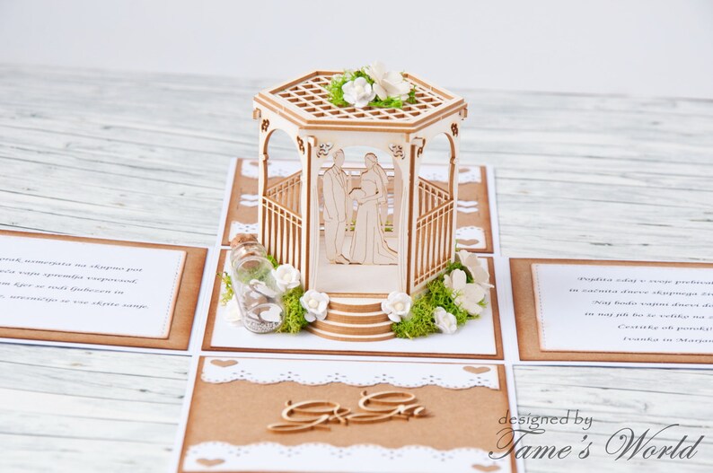 Personalized Wedding Explosion Box, Wedding Exploding Box, Personalized ...