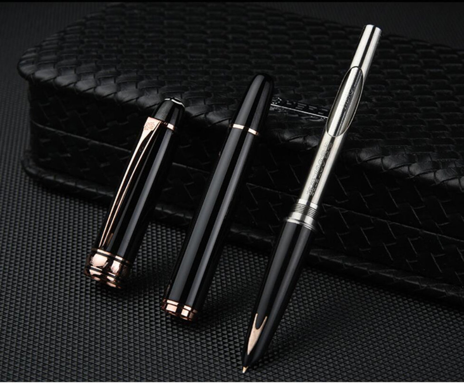 Hero Classic 100 14K Gold Fountain Pen Gold/ Silver Clip - Etsy