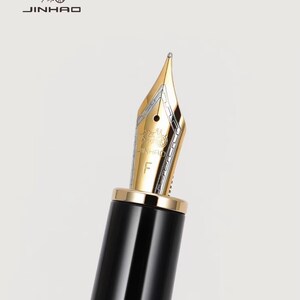 Jinhao 9056 Bull Fountain Pen Wood Pen , Ef/f/m/bent Nib Writing Pen ...