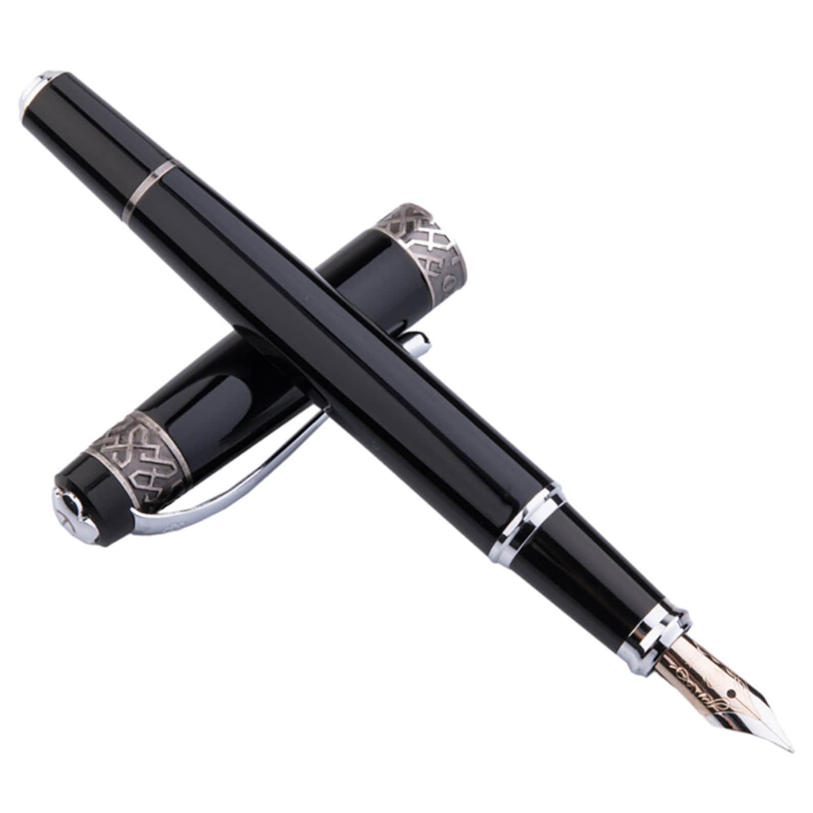 Hero Emperor 100 12K Solid Gold Fountain Pen Black Classic - Etsy