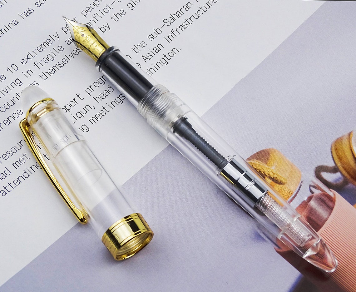 LORELEI 667 Transparent Clear Acrylic Fountain Pen Iridium - Etsy