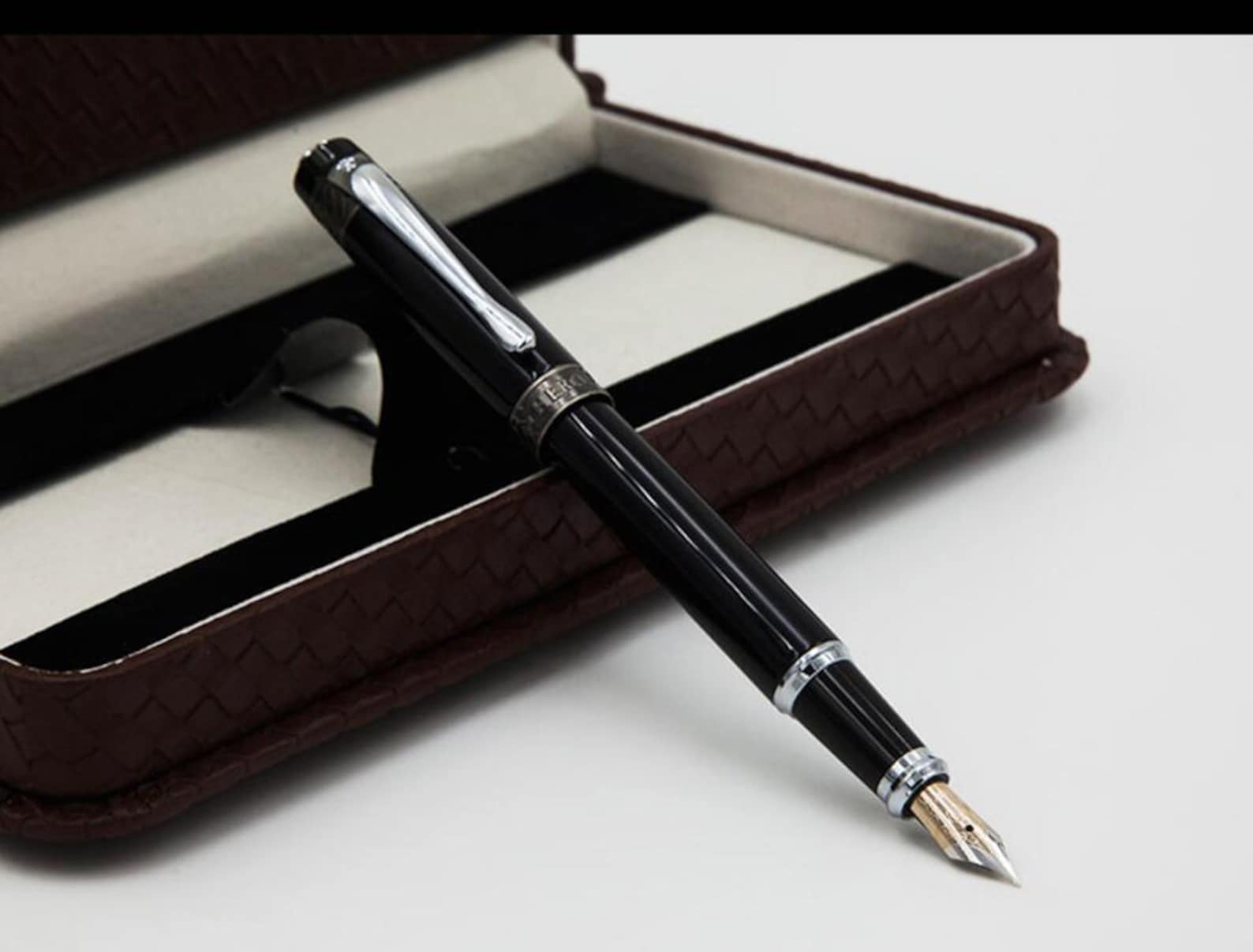 Hero Emperor 100 12K Solid Gold Fountain Pen Black Classic - Etsy