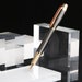 Hero 200E 14K Solid Gold Nib Fountain Pen, Gold / Black Trim Signature ...