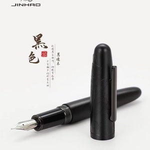 Jinhao 9056 Bull Fountain Pen Wood Pen , Ef/f/m/bent Nib Writing Pen ...
