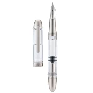 Asvine P36 Titanium Fountain Pen Piston Filling, Clear Transparent ...