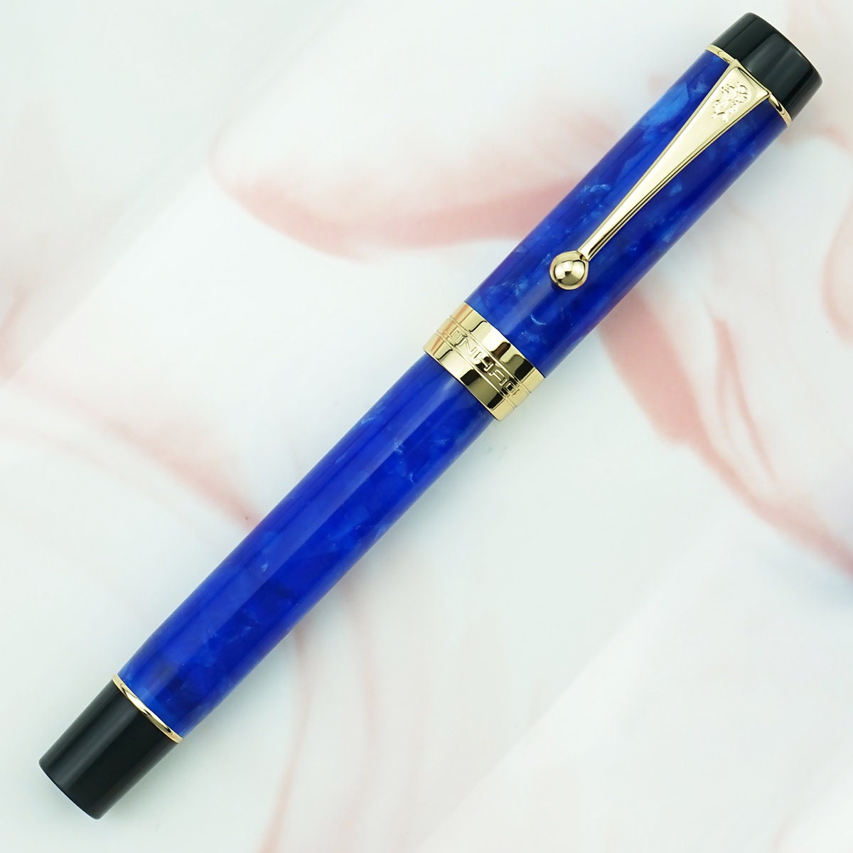 Jinhao 100 Centennial Blue Resin Fountain Pen Medium Nib/ | Etsy