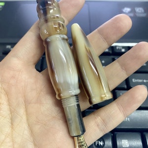 Hero Handmade Natural Ox Horn Fountain Pen, Exclusive Business Gift ...