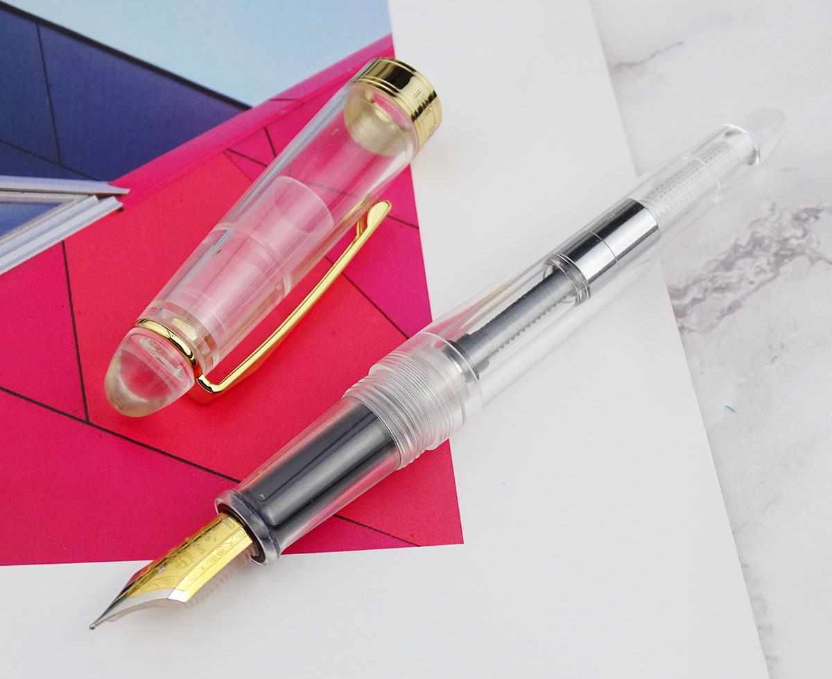 LORELEI 667 Transparent Clear Acrylic Fountain Pen Iridium - Etsy