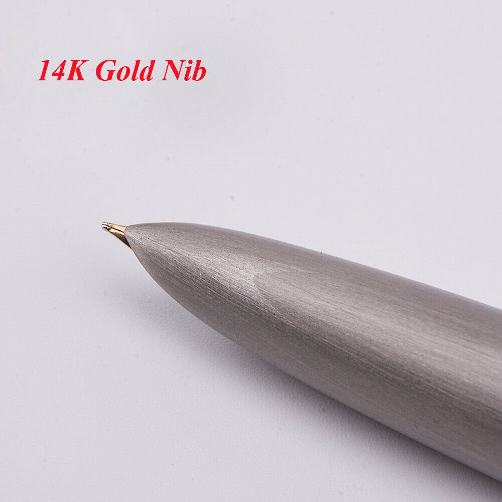 Hero 100 Series 14K Gold Classic Fountain Pen Matte Steel | Etsy