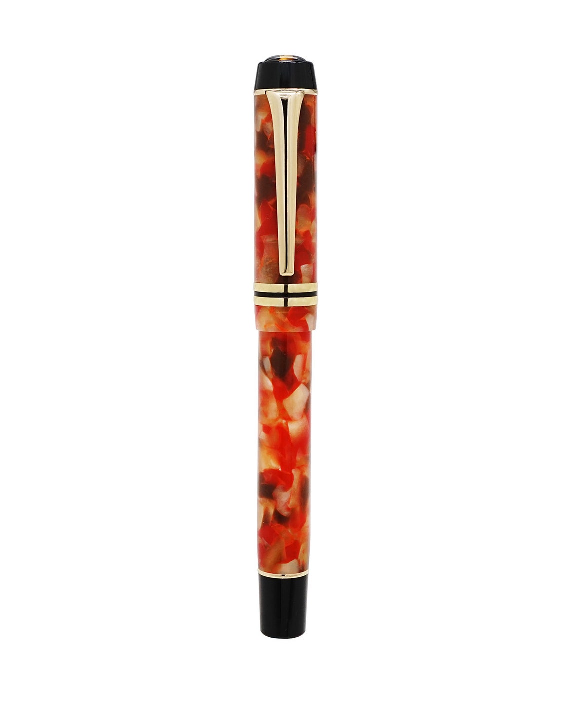 Kaigelu 316 Red Marble Acrylic Celluloid Fountain Pen Extra - Etsy