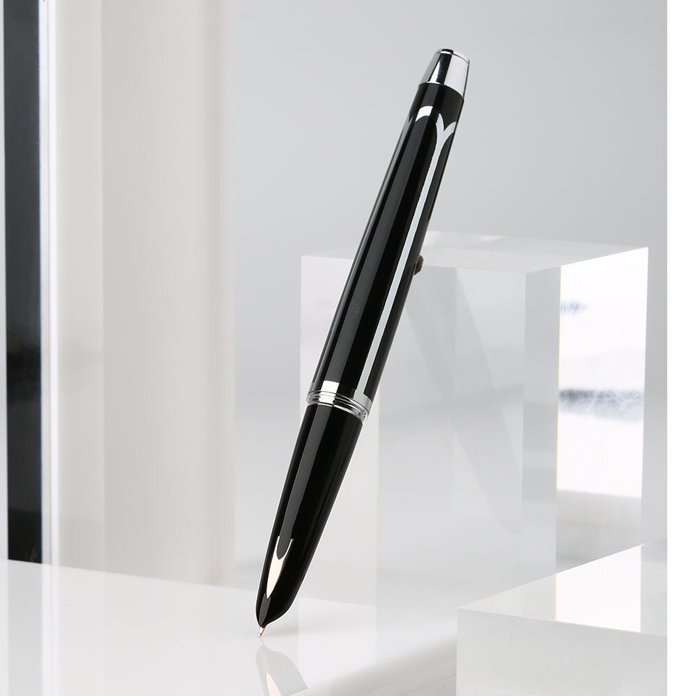 Hero Classic 100 14K Solid Gold Nib Fountain Pen Gold/ Silver | Etsy