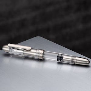 Asvine P36 Titanium Fountain Pen Piston Filling, Clear Transparent ...