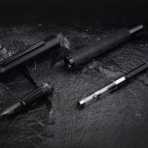 Hongdian Black Forest 1860 Max Fountain Pen EF/F/M Nib Classic Design ...