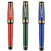 Jinhao 100 Centennial Teal Resin Fountain Pen, Ef/f/m/bent Nib Gold Trim Converter Pen Writing ...