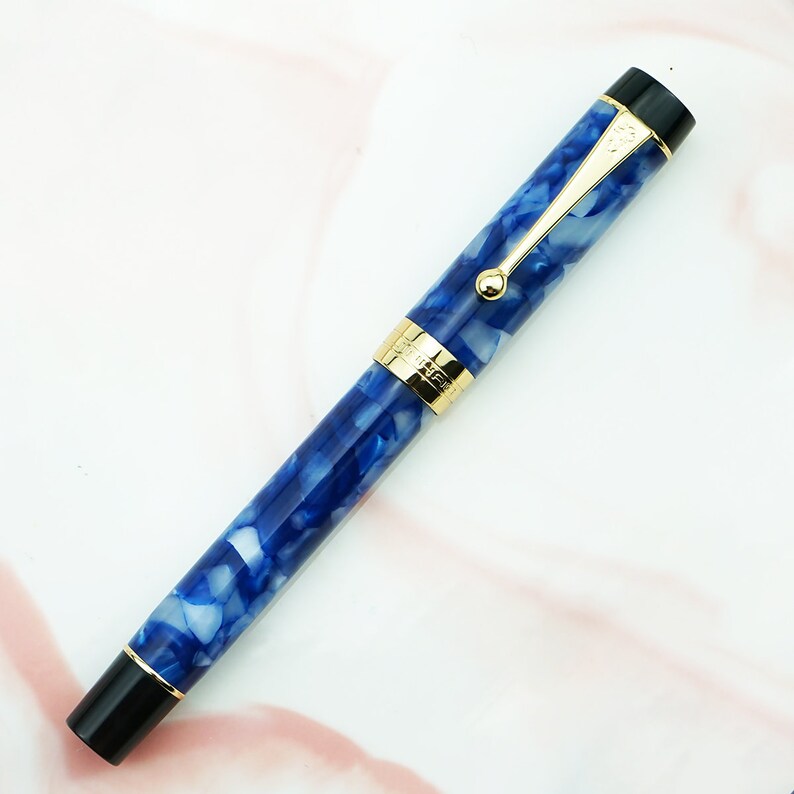 Jinhao 100 Centennial Ice Blue Resin Fountain Pen EF/ F/ M/ - Etsy
