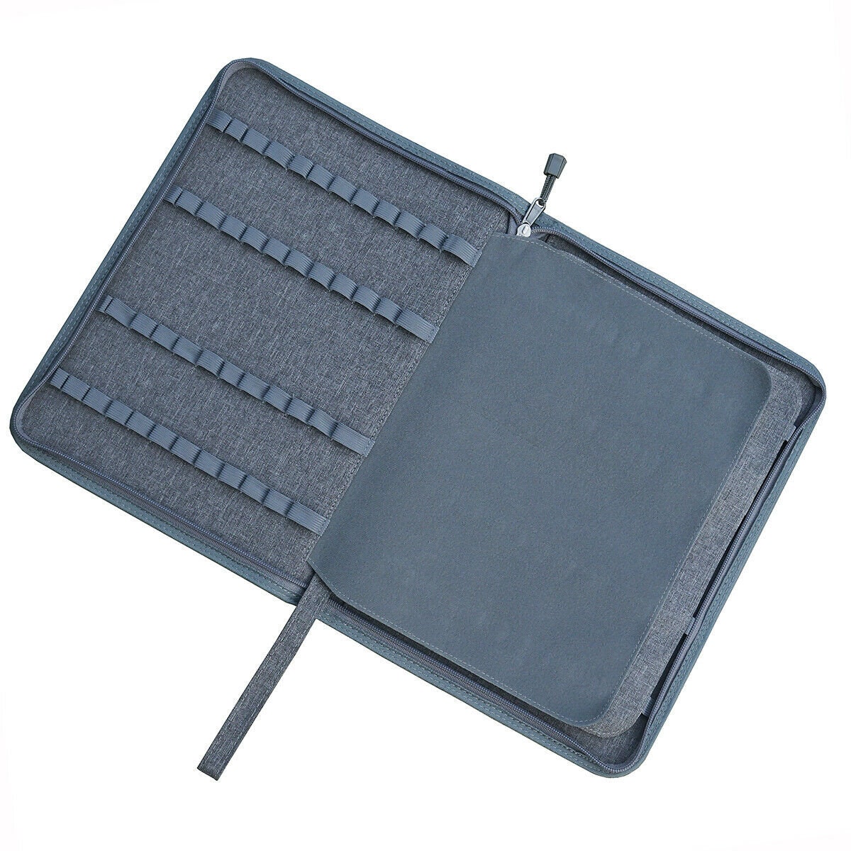 48 Slots Gray Fountain Pen Case Canvas Pen Holder Display - Etsy