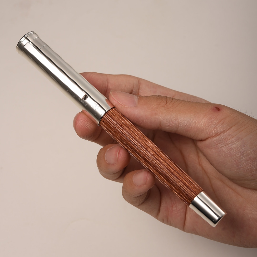 Hongdian 1866 Fountain Pen Red Wooden Writing Pen EF/ F Nib - Etsy