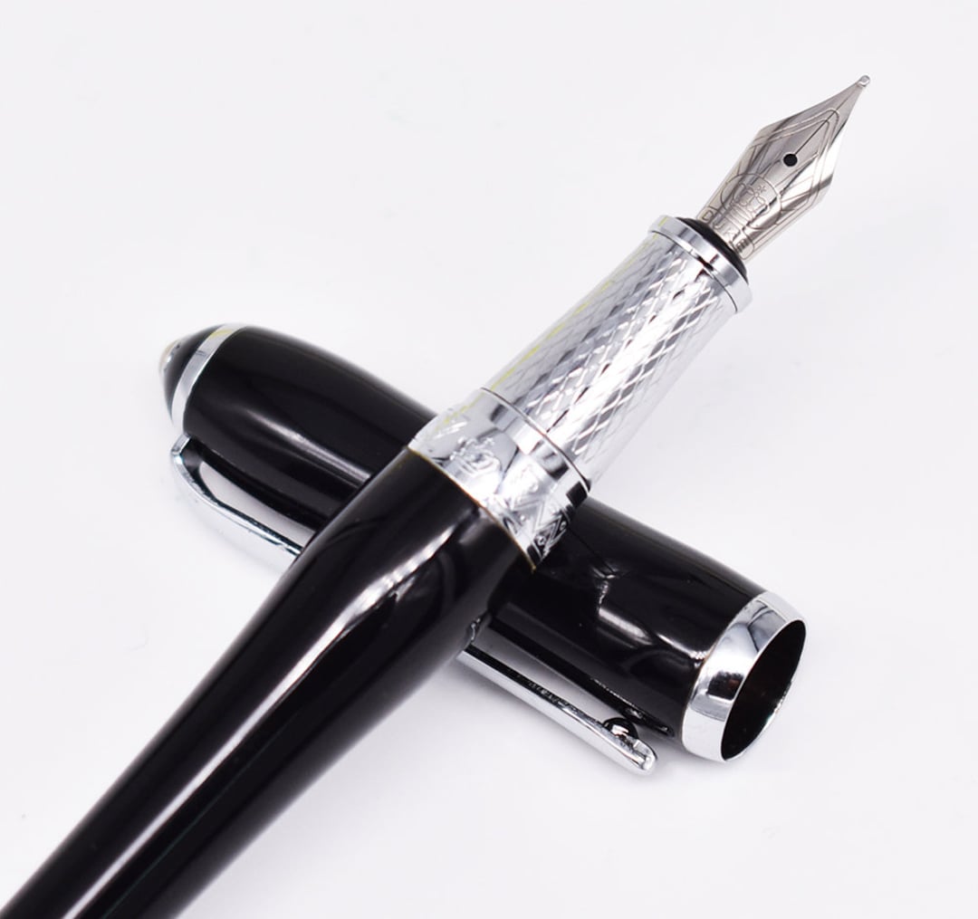 Duke Asian Calligraphy Medium Nib/ Fude Nib Fountain Pen, Fine to Broad ...