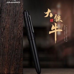 Jinhao 9056 Bull Fountain Pen Wood Pen , Ef/f/m/bent Nib Writing Pen ...