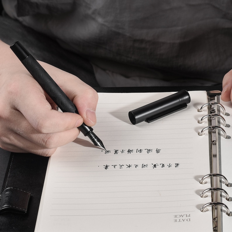 Hongdian Black Forest 1860 Max Fountain Pen EF/F/M Nib Classic - Etsy