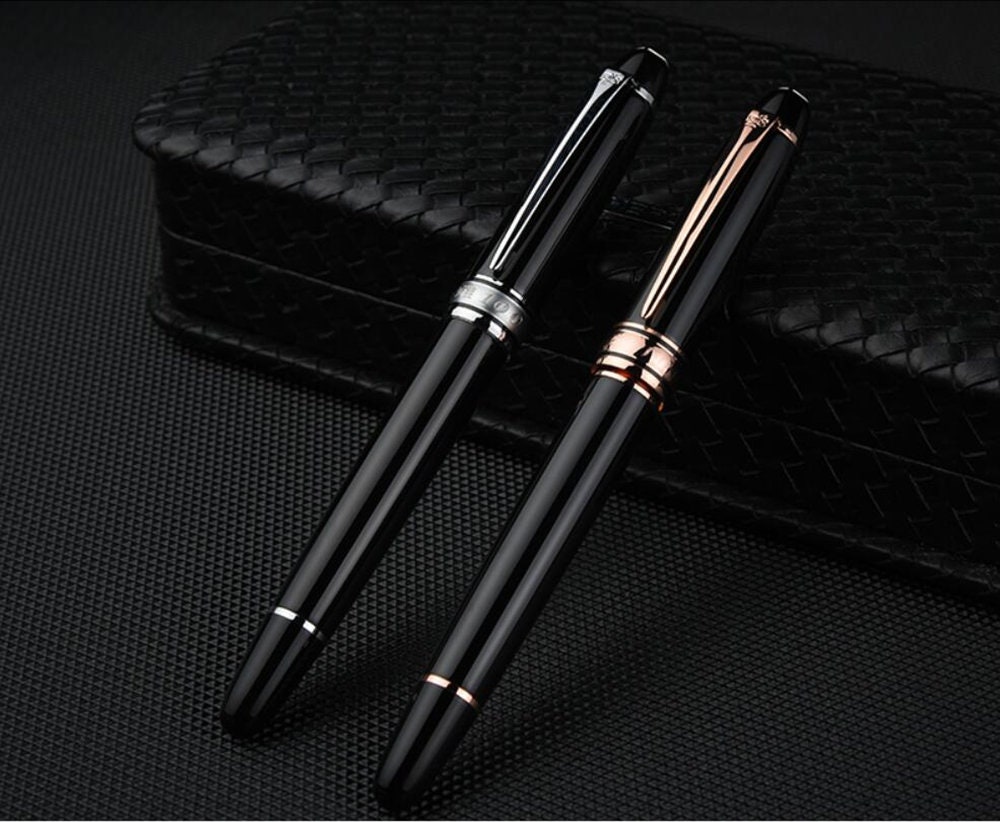 Hero Classic 100 14K Gold Fountain Pen Gold/ Silver Clip - Etsy