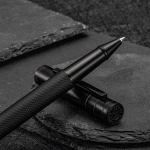 Personalized Hongdian 1850 Black Forest Rollerball Pen With Schmidt ...