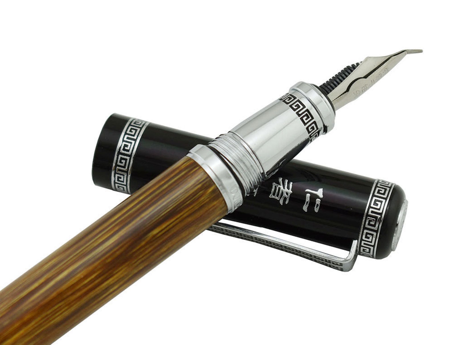 Duke 551 Confucius Fountain Pen Fude Nib/ Medium Nib, Handmade Nature ...