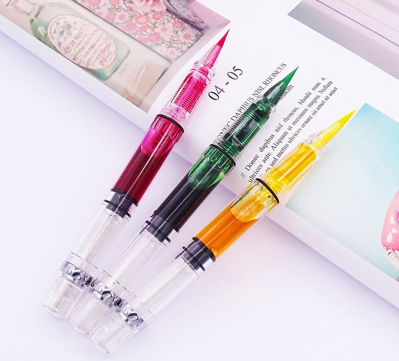 Wing Sung Brush Piston Fountain Pen Set Arts Pocket | Etsy