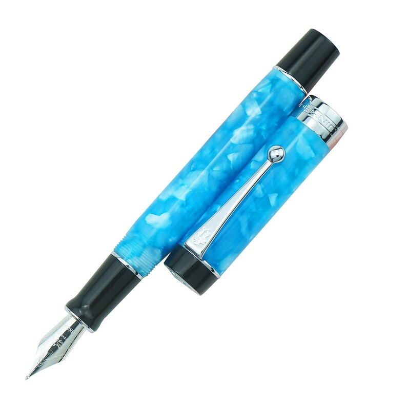 Jinhao 100 Centennial Sky Blue Resin Fountain Pen EF/ F/ M/ - Etsy