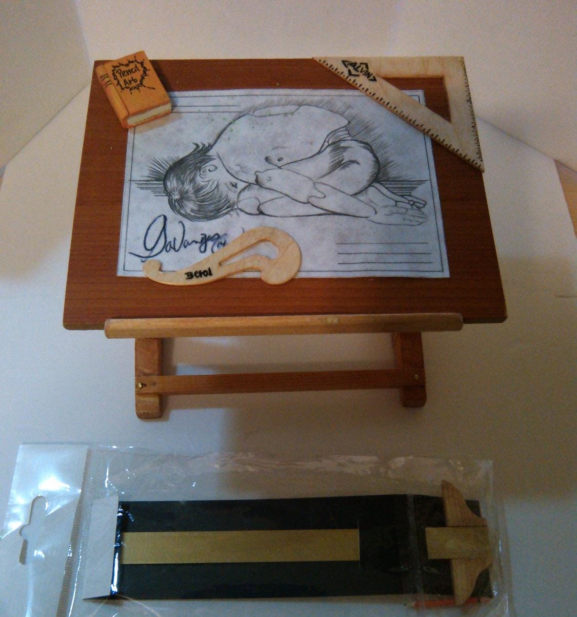 Scale Miniature Drafting Drawing Table - Etsy