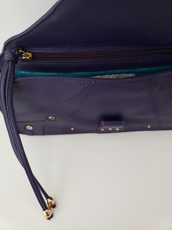 Vintage Hand Maid by Michelle Frantz Leather Clutch: … - Gem