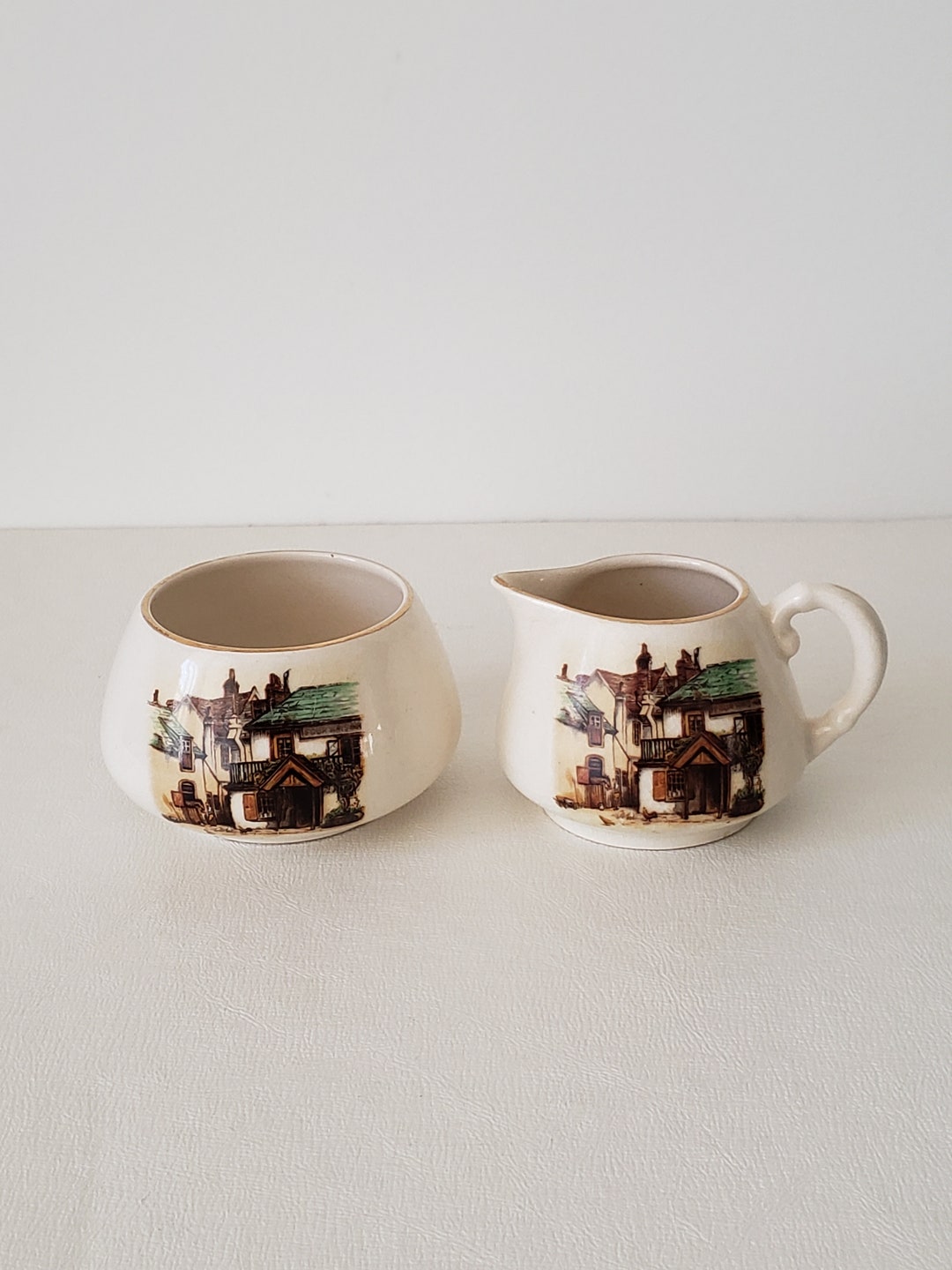 Sandland Ware Set of Creamer and Sugar by Lancaster & Sandland Ltd ...