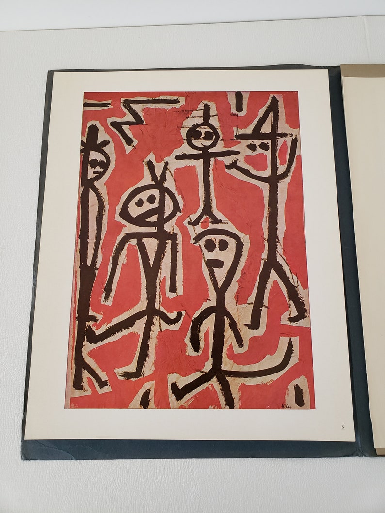 Skira Color Prints Klee Set of Six Booklet Printed in Switzerland ...