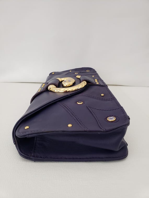 Vintage Hand Maid by Michelle Frantz Leather Clutch: … - Gem