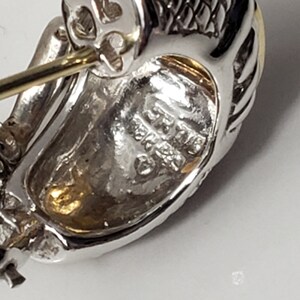 Judith Ripka Two Diamond 18K Yellow Gold 925 Sterling Silver Huggie ...