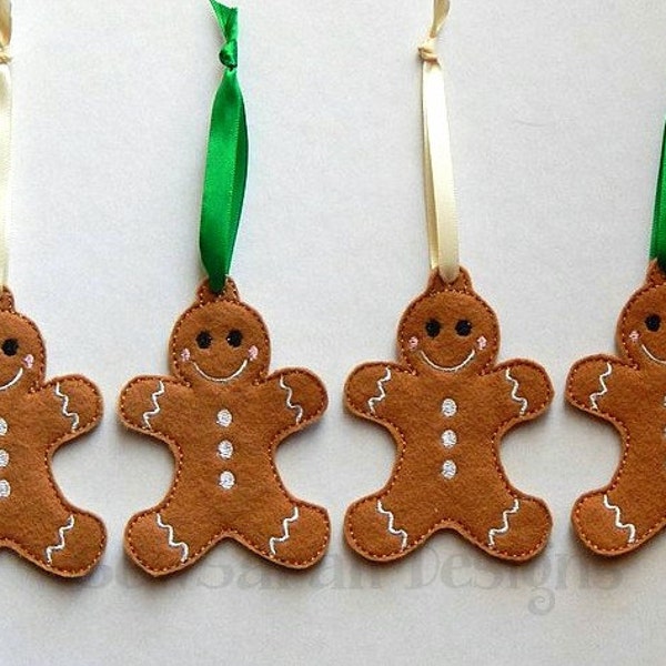 Gingerbread Embroidery Pattern - Etsy