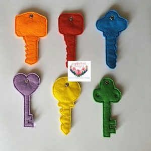 Machine Embroidery Design -ITH in the Hoop Keys (4x4) Machine ...